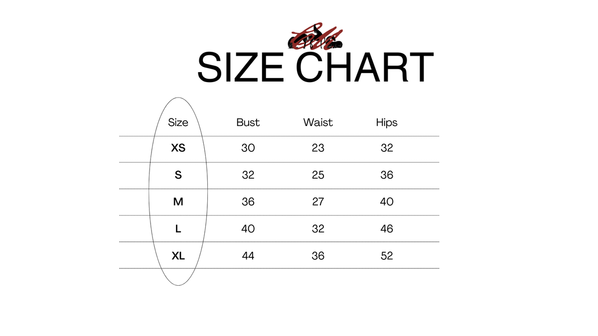 Size Guide – Capsule Moda